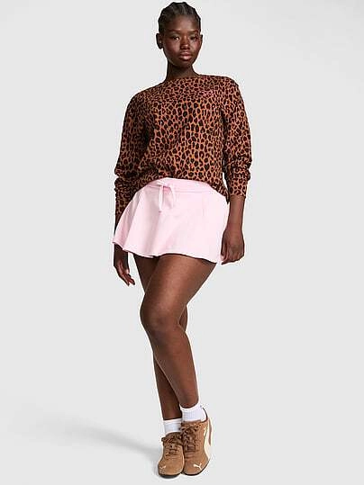 Pink Long-sleeve Tee - Blue