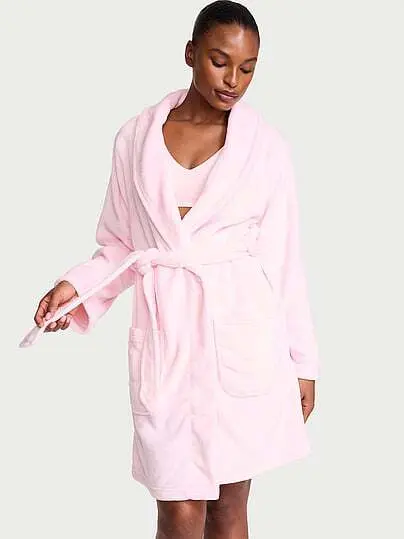 Victoria's Secret Cozy Plush Robe - Pink