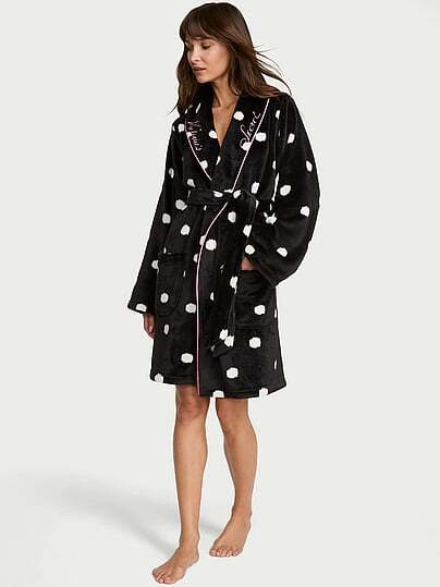 Victoria's Secret Cozy Plush Robe - Print