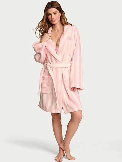 Victoria's Secret Cozy Plush Robe - Print