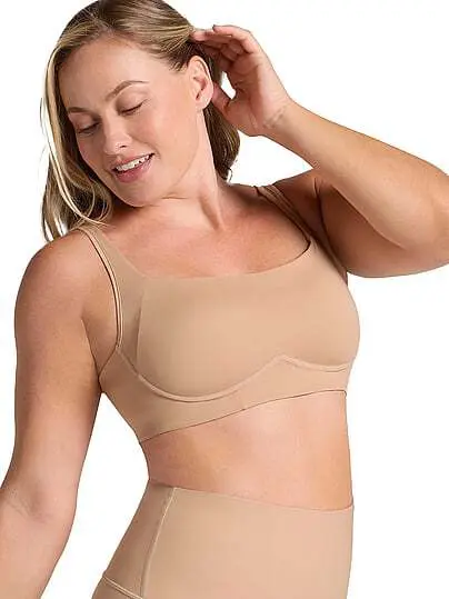 Victoria's Secret Leonisa Shapewear Everyday Comfort Wireless Support Bra - Beige