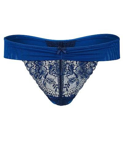 Victoria's Secret Adore Me Clairabella Thong Panty - Blue