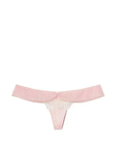 Victoria's Secret Adore Me Clairabella Thong Panty - White,ivory