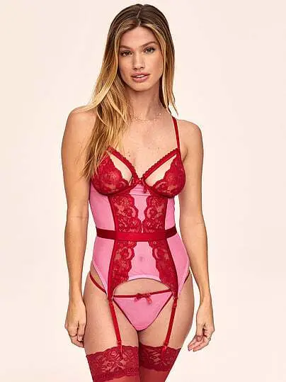 Victoria's Secret Adore Me Lyla Basque - Pink