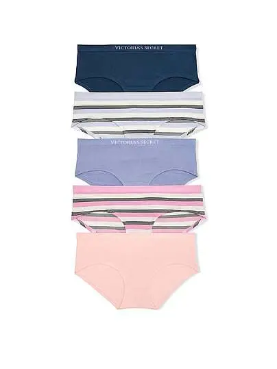 Victoria's Secret 5-pack Seamless Stripe Hiphugger Panties - Print