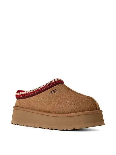 Pink Ugg® Tazz Platform Slippers - Brown