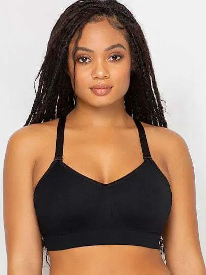 Victoria's Secret Curvy Couture Smooth Seamless Comfort Wireless Bra - Black