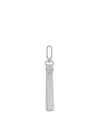 Pink Wristlet Strap Keychain - Purple