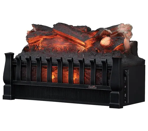 DURAFLAME Electric Log Set Heater W/ Antique Bl Ack Grate - One-color