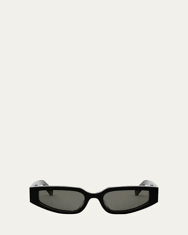 Celine Triomphe Cat-eye Acetate Sunglasses - Black