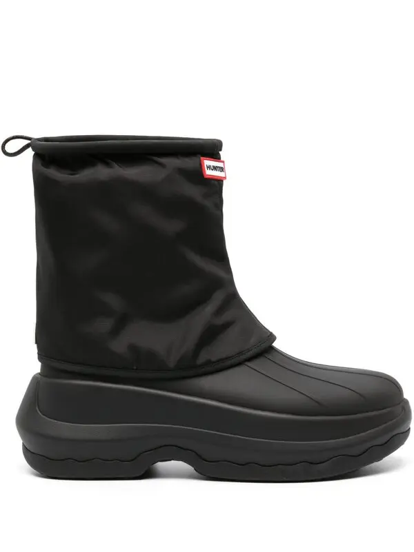 Kenzo X Hunter Logo-patch Boots - Black