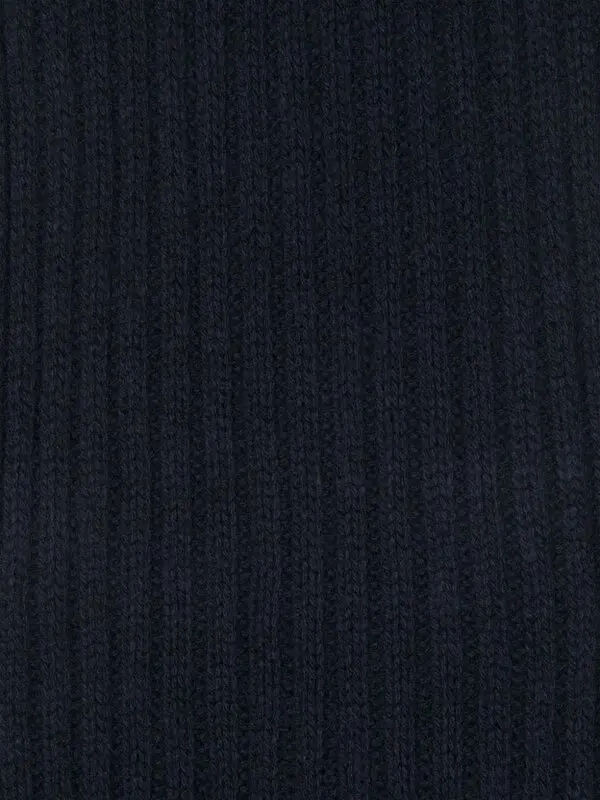 Paul & Shark Logo-patch Knit Scarf - Blue