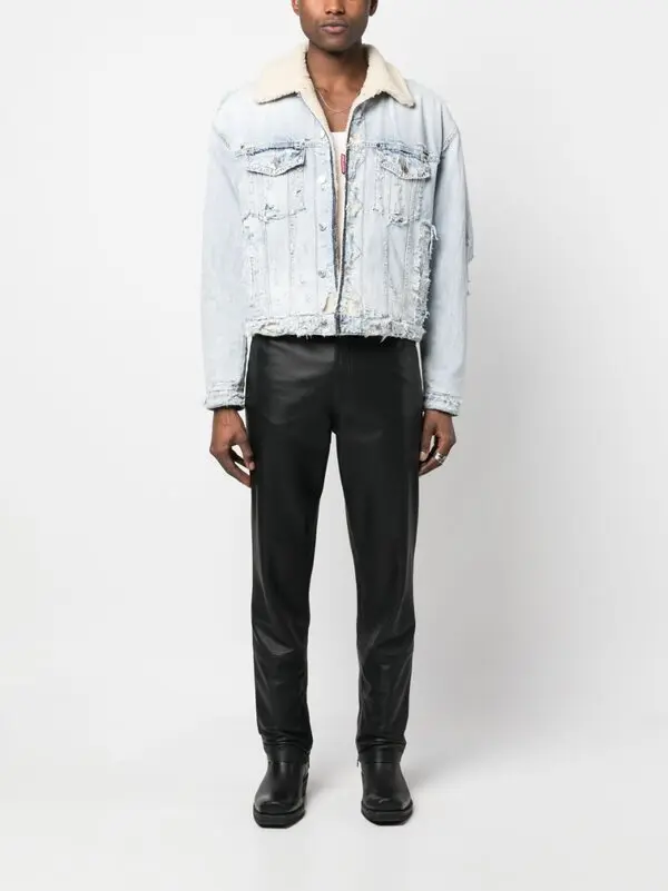 Dsquared2 Distressed Denim Jacket