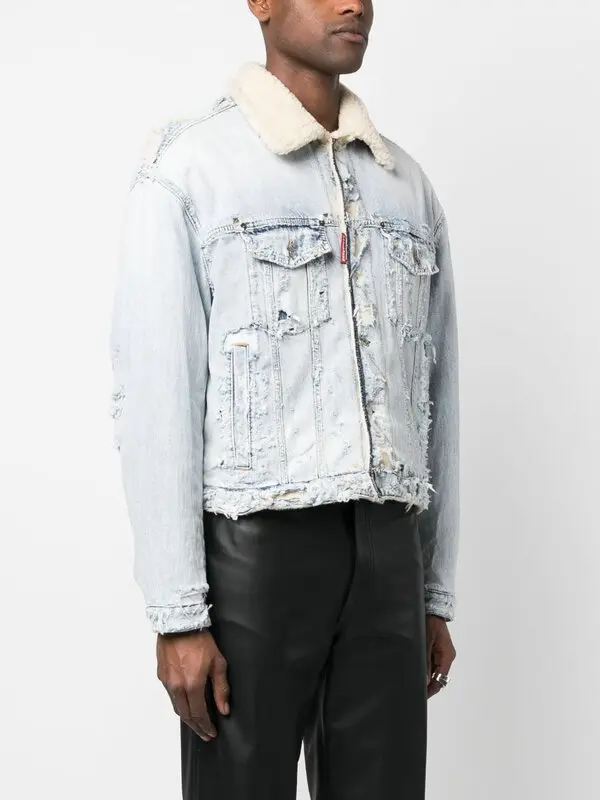 Dsquared2 Distressed Denim Jacket
