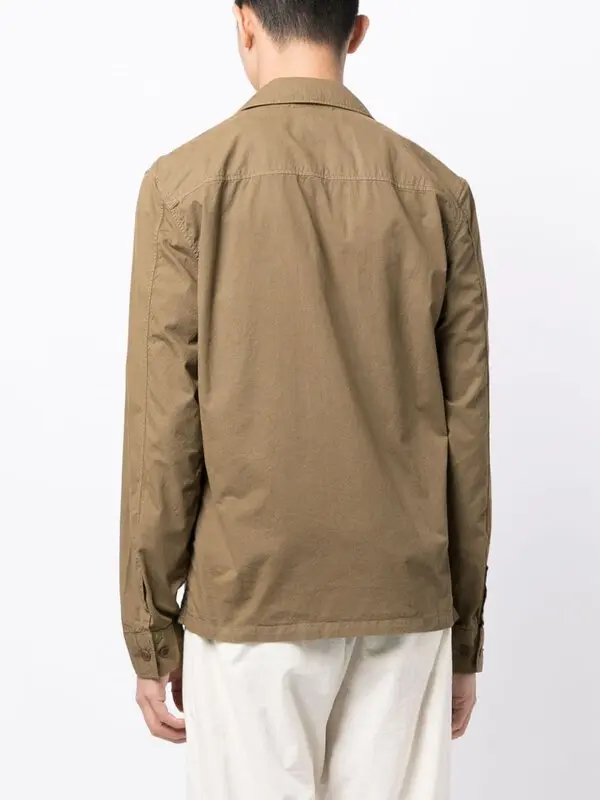 C.P. COMPANY Logo-embroidered Cotton Shirt