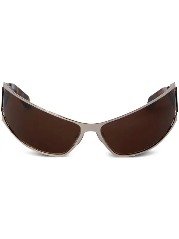 Off-White Luna Biker Sunglasses - Brown