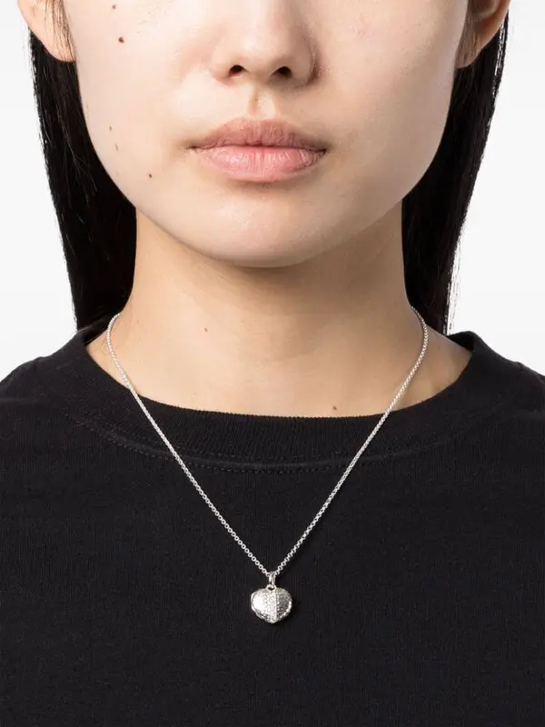 DOWER & HALL Lumiere Locket Necklace - Silver