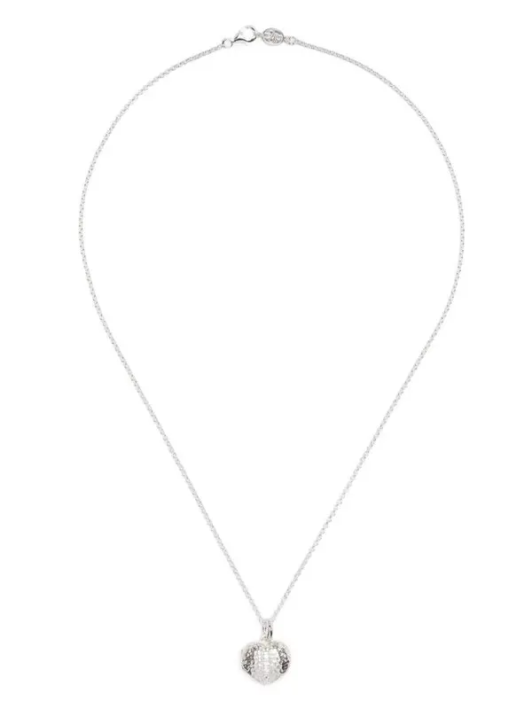 DOWER & HALL Lumiere Locket Necklace - Silver