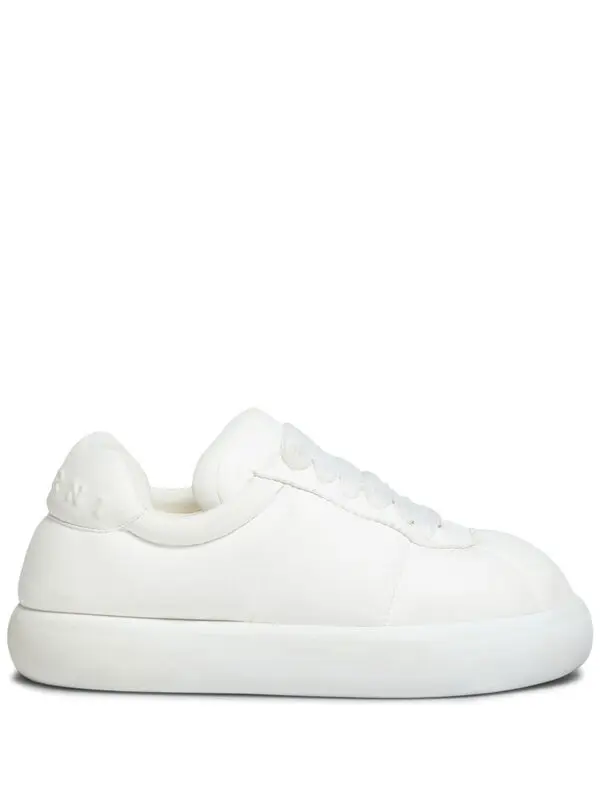 Marni Bigfoot 2.0 Padded Leather Sneakers - White