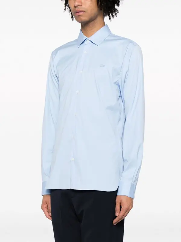Lacoste Logo-patch Cotton-blend Shirt