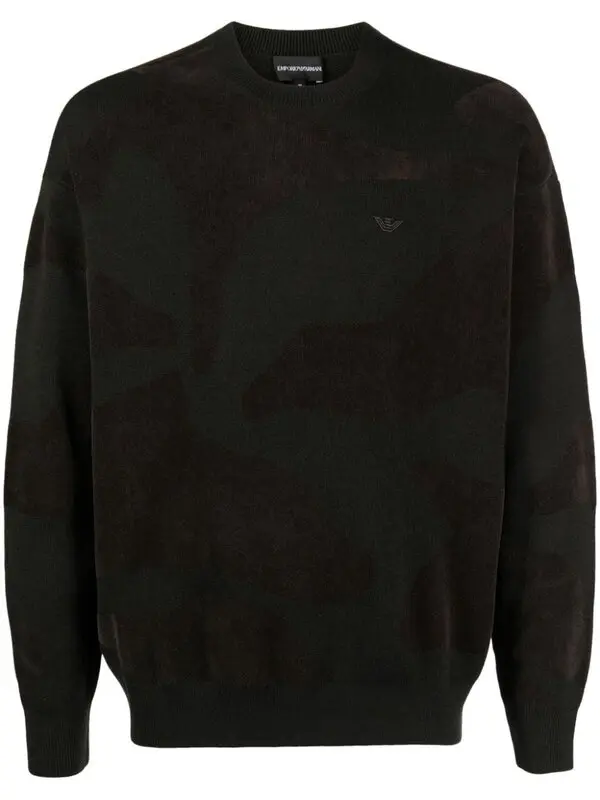 Emporio Armani Camouflage-pattern Jumper