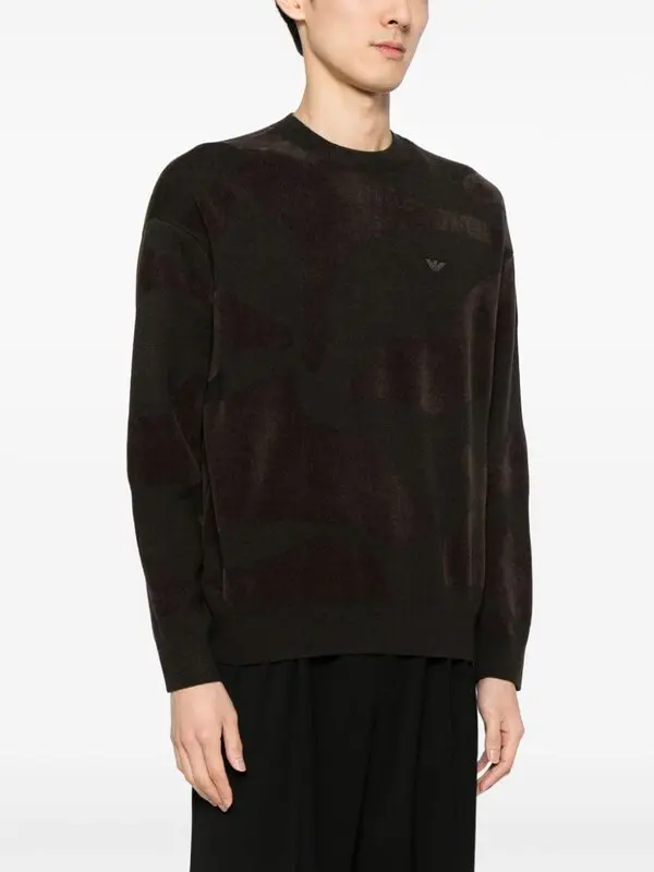 Emporio Armani Camouflage-pattern Jumper
