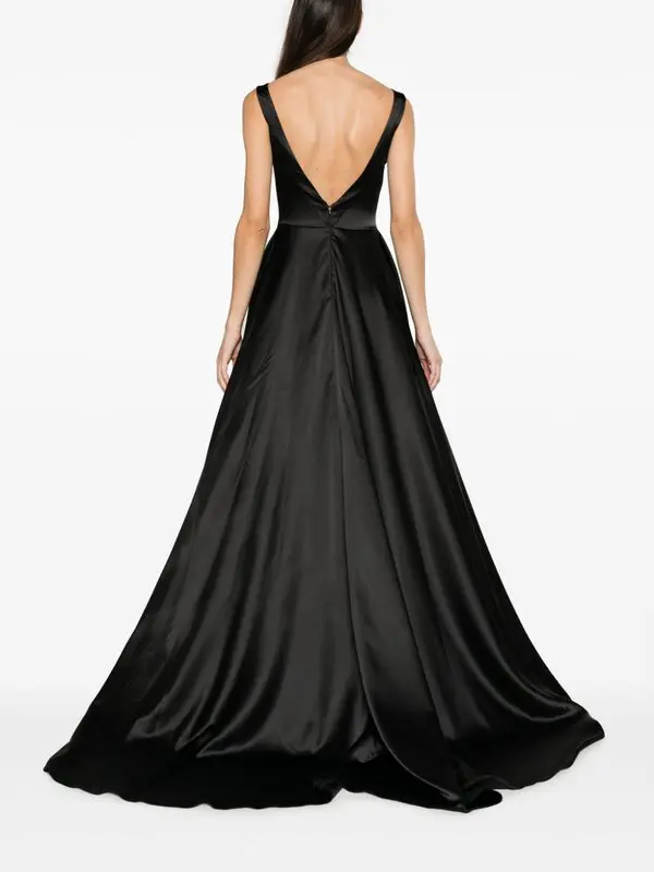 ATU BODY COUTURE Colourblock Satin Gown