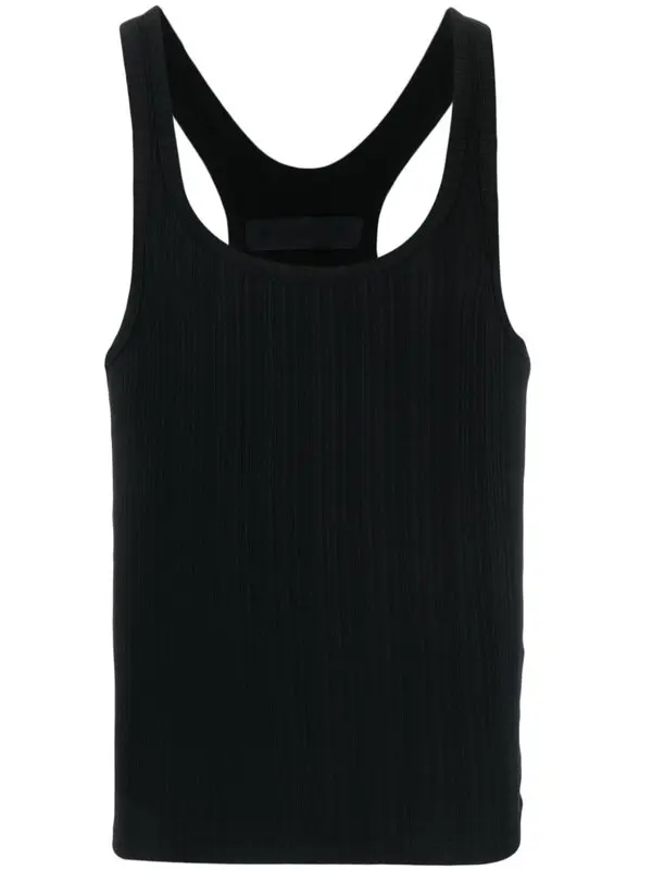 LGN LOUIS GABRIEL NOUCHI Ribbed Stretch-cotton Tank Top
