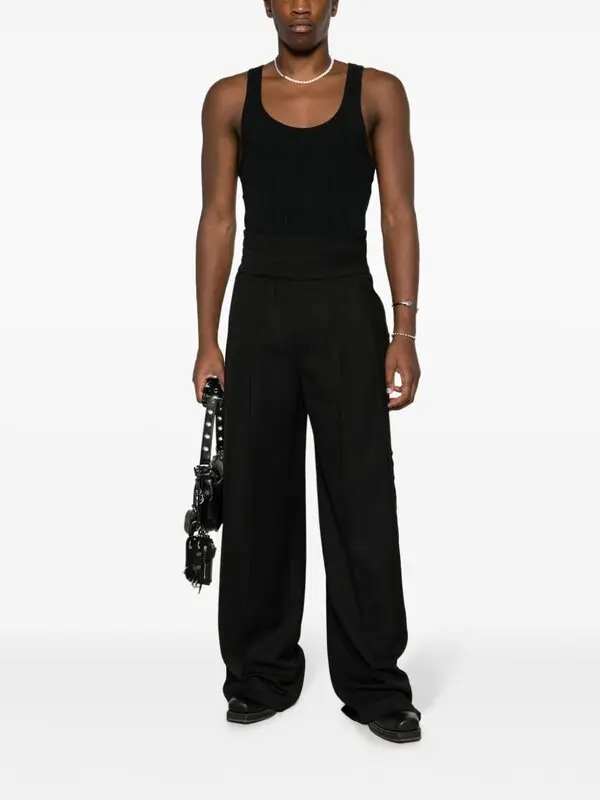 LGN LOUIS GABRIEL NOUCHI Ribbed Stretch-cotton Tank Top