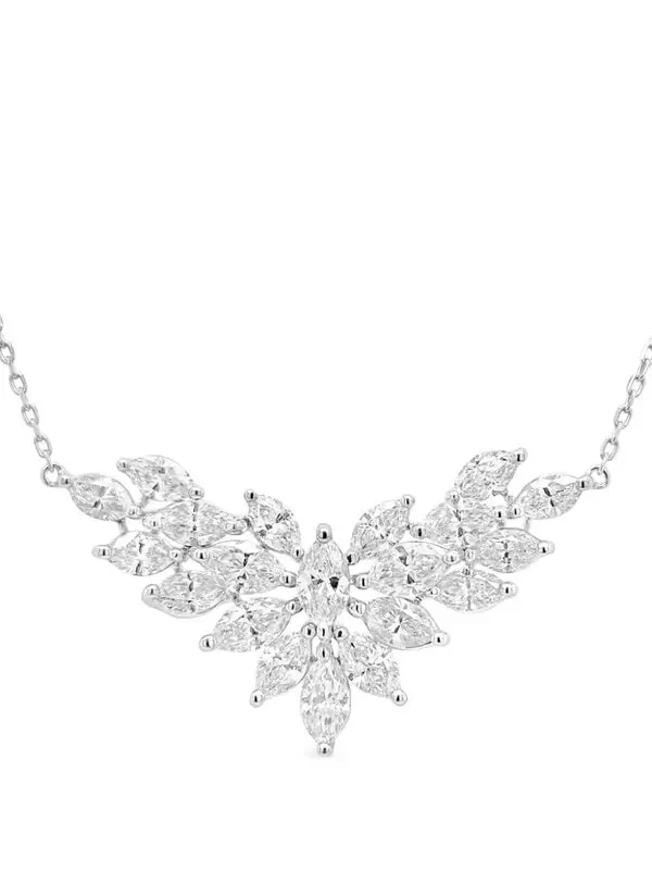 HYT JEWELRY Platinum And Diamond Necklace - Silver