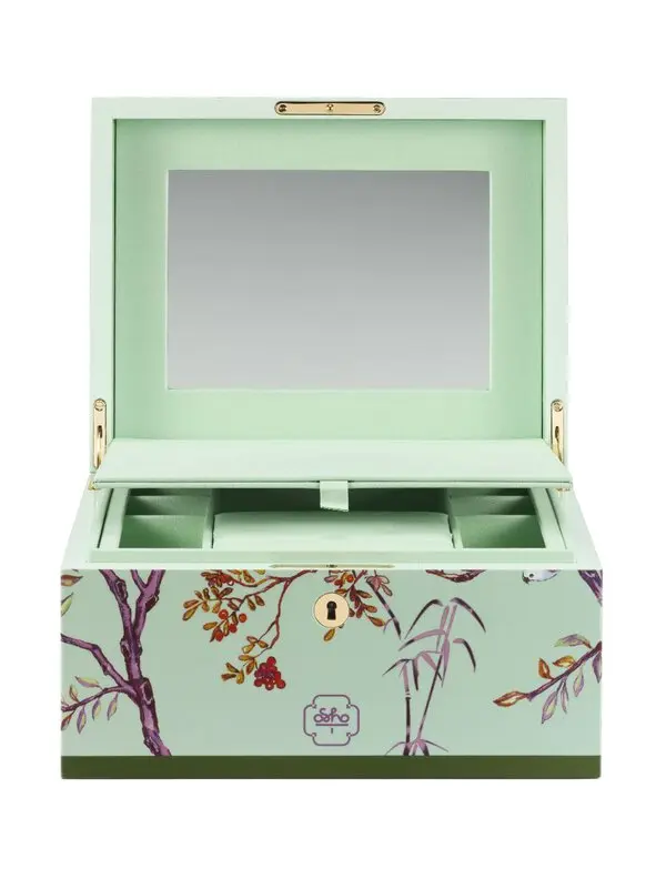 Shanghai Tang Forbidden Garden Lacquer Jewellery Box
