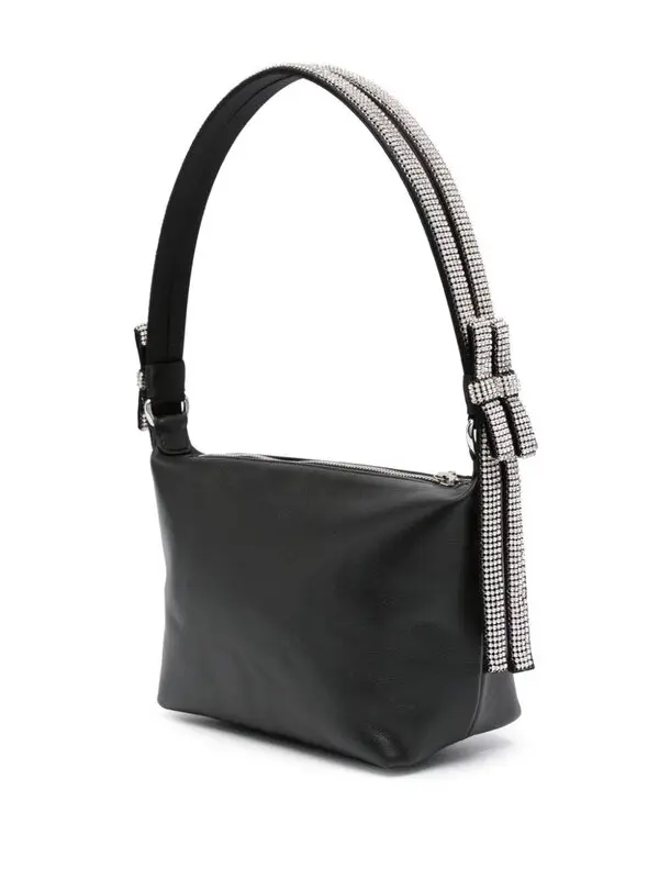 Kara Crystal-strap Leather Tote Bag