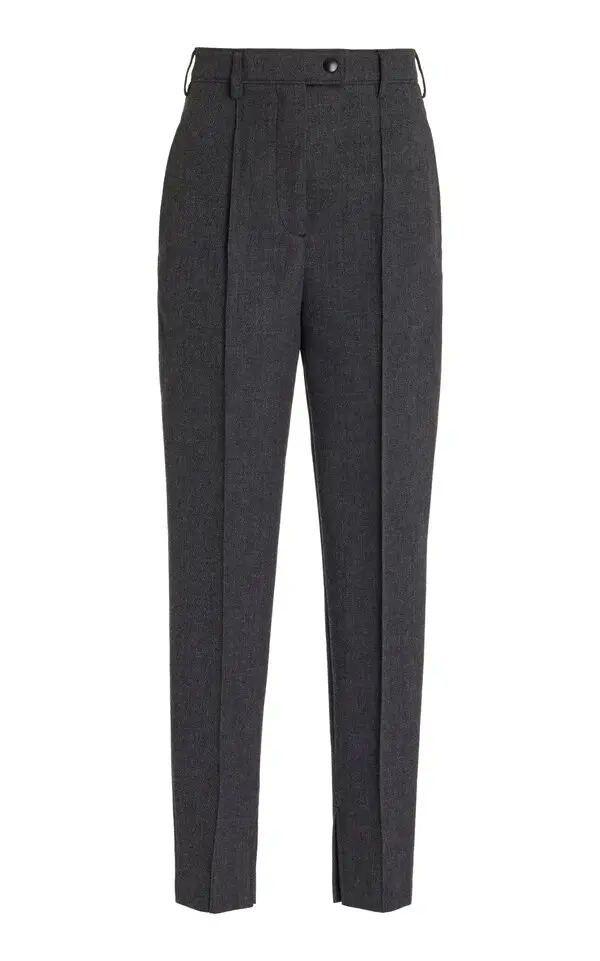 Prada High-rise Slim Pants - Grey