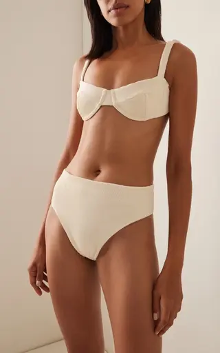 HAIGHT. X Tina Kunakey Classic Ribbed Bikini Bottom