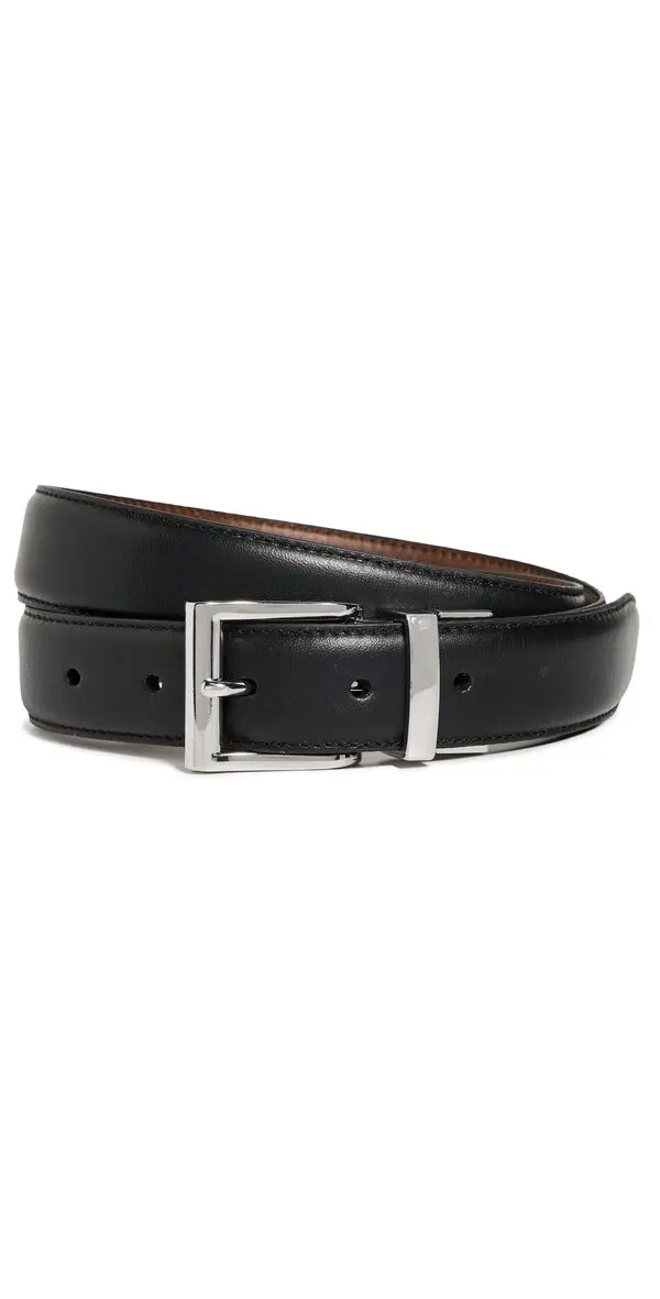 Polo Ralph Lauren Reversible Saddle Leather Belt - Black/brown