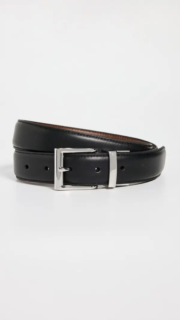 Polo Ralph Lauren Reversible Saddle Leather Belt - Black/brown