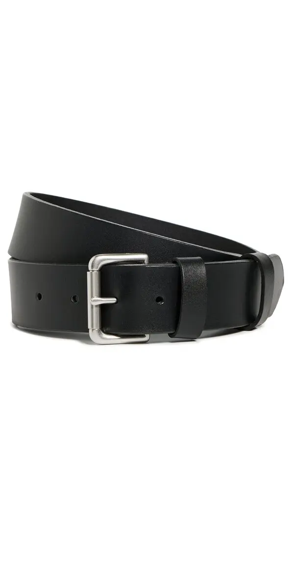 Polo Ralph Lauren Italian Saddle Leather Belt - Black