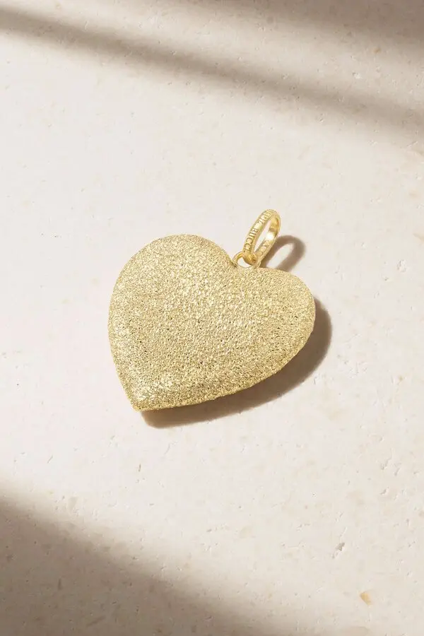 Carolina Bucci Florentine Cuore 18-karat Heart Pendant - Gold