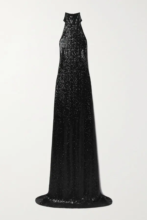 aaliyah black dress Strapless A-line midi dress Black Dresses – Mirror Color:Shimmer Peri/Multi