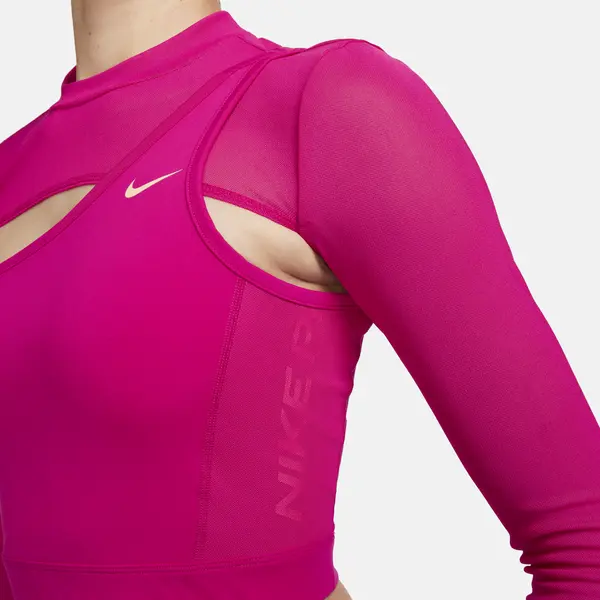 Nike Pro Long-sleeve Cropped Top