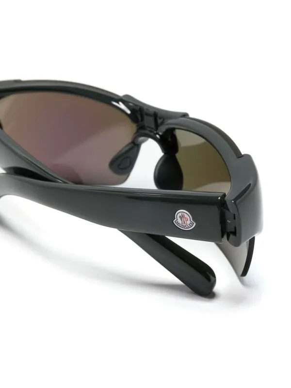 Moncler Spectron Rectangle-frame Sunglasses