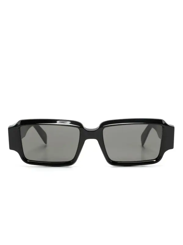 RETROSUPERFUTURE Astro Rectangle Sunglasses - Black