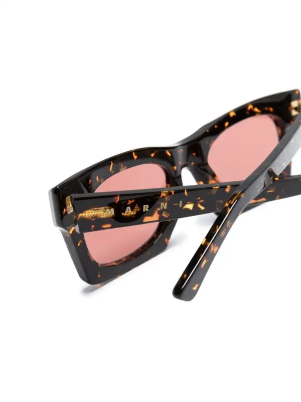 Marni Tortoiseshell Square Frame Sunglasses