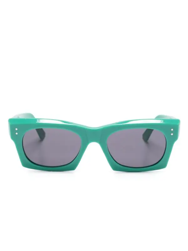 Marni Oval-frame Sunglasses - Green