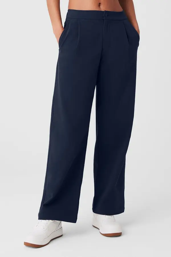 Alo Yoga Road Trip Trouser - Navy