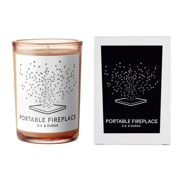DS & DURGA Portable Fireplace Candle