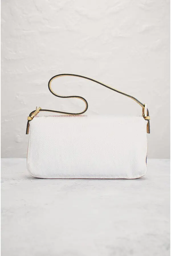 Fendi 1997 Beaded Baguette Shoulder Bag