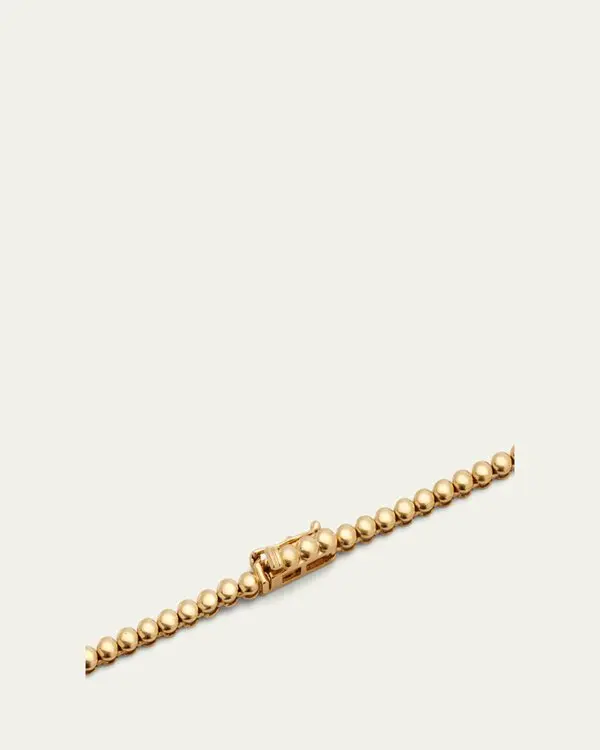 JENNIFER MEYER Yellow Graduated Emerald Tennis Necklace
