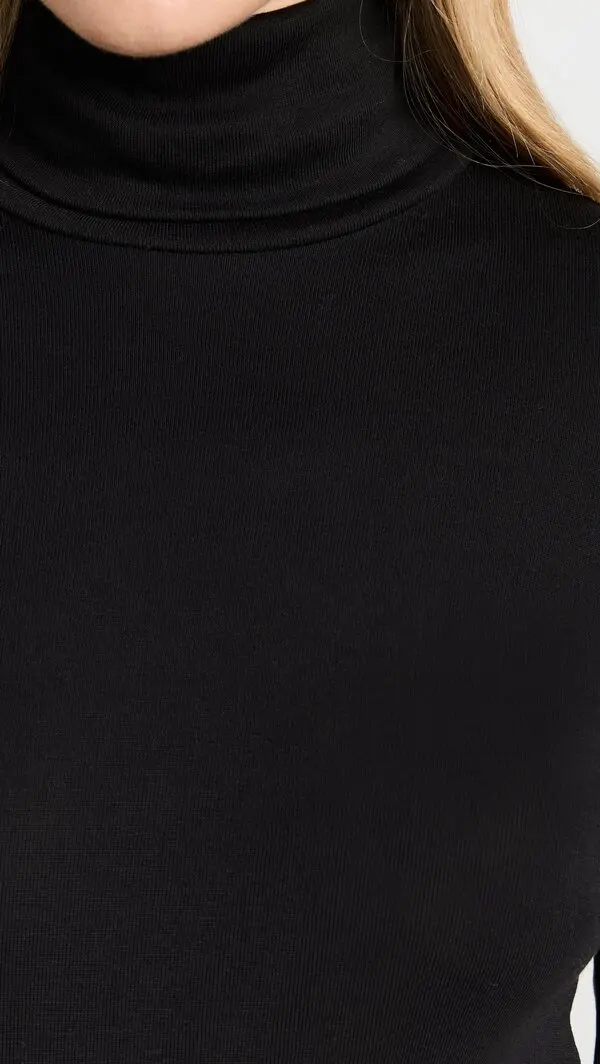 Splendid Classic Turtleneck - Black
