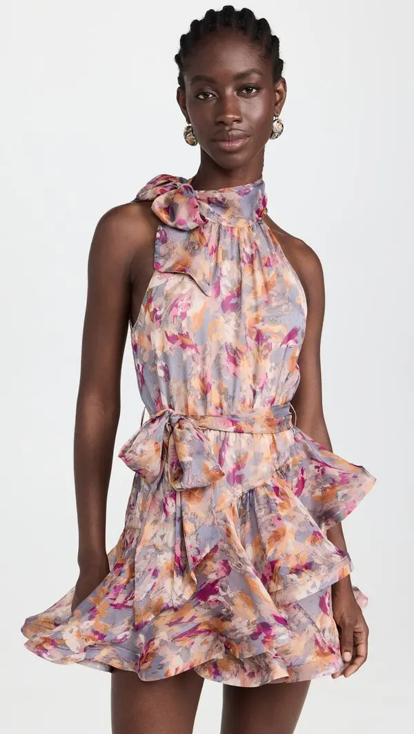 Elliatt Aristocratic Dress In Multi - 60% Off | Editorialist